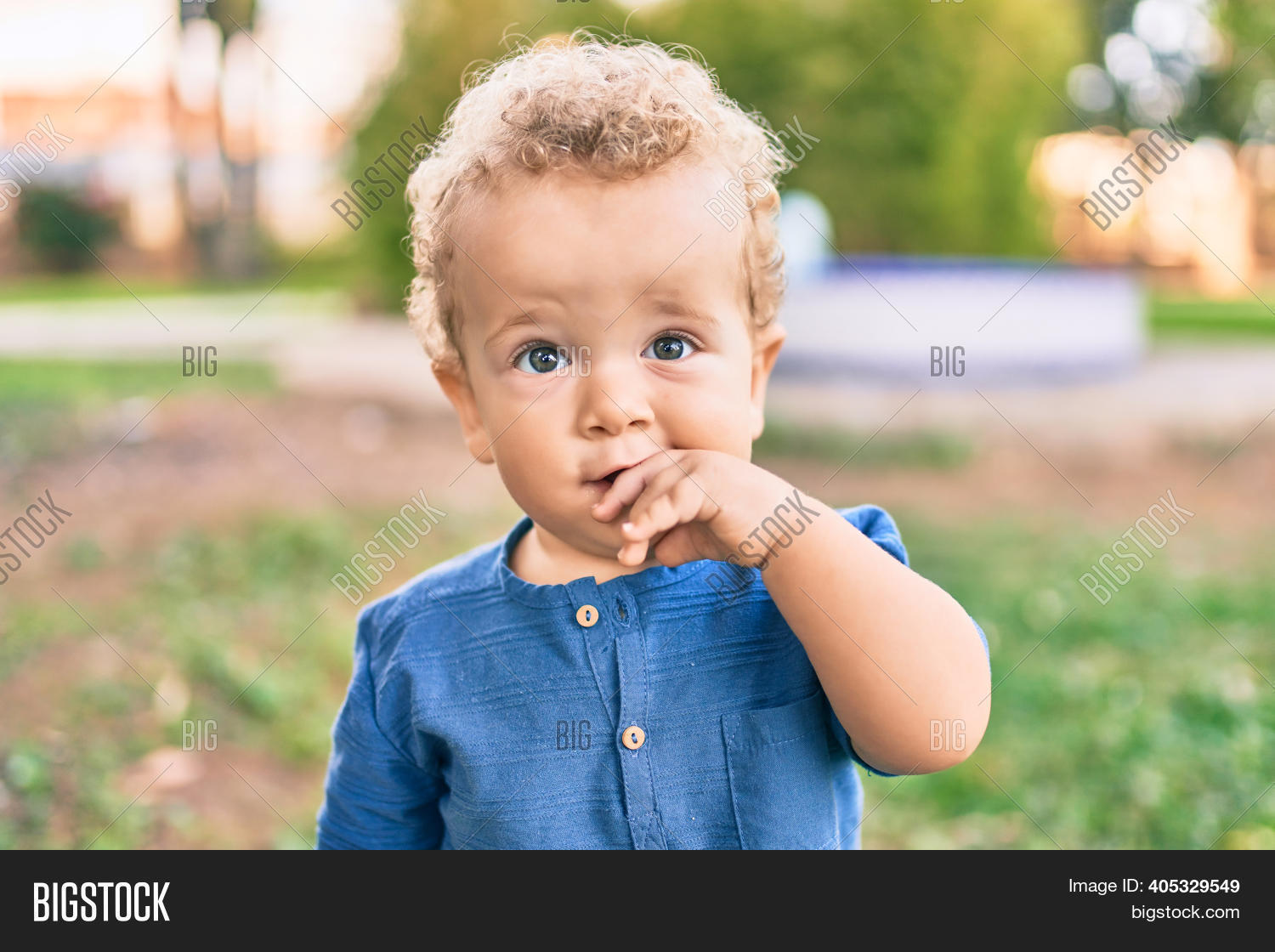 Sad Little Boy Putting Image & Photo (Free Trial) | Bigstock