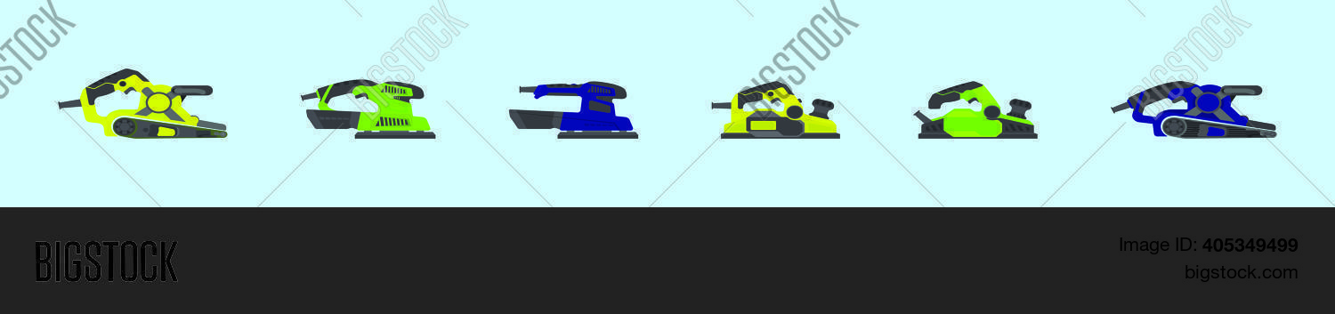 Set Pneumatic Cartoon Vector & Photo (Free Trial) | Bigstock