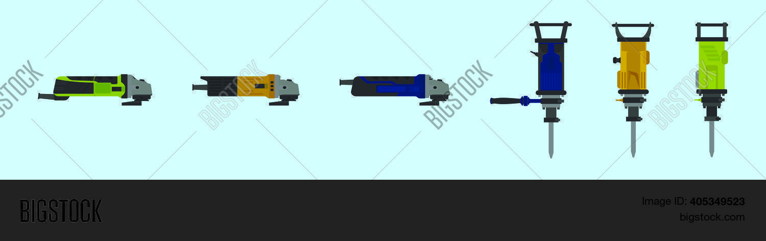 Set Pneumatic Cartoon Vector & Photo (Free Trial) | Bigstock