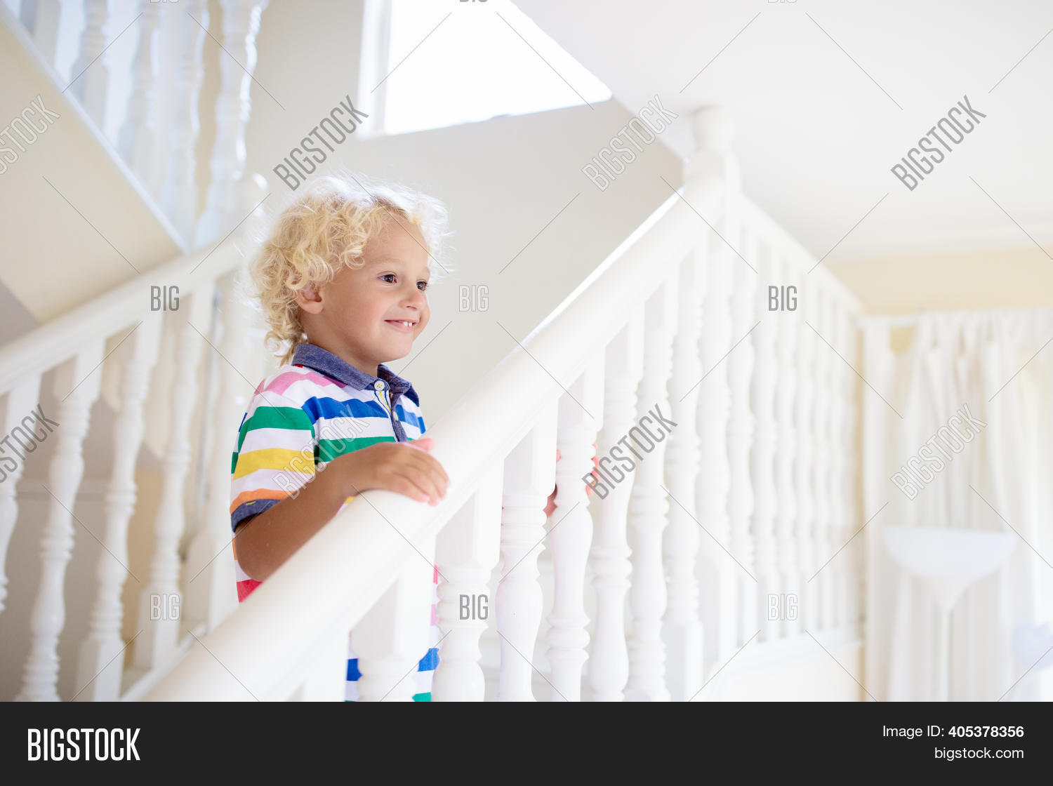 Kid Walking Stairs Image & Photo (Free Trial) | Bigstock