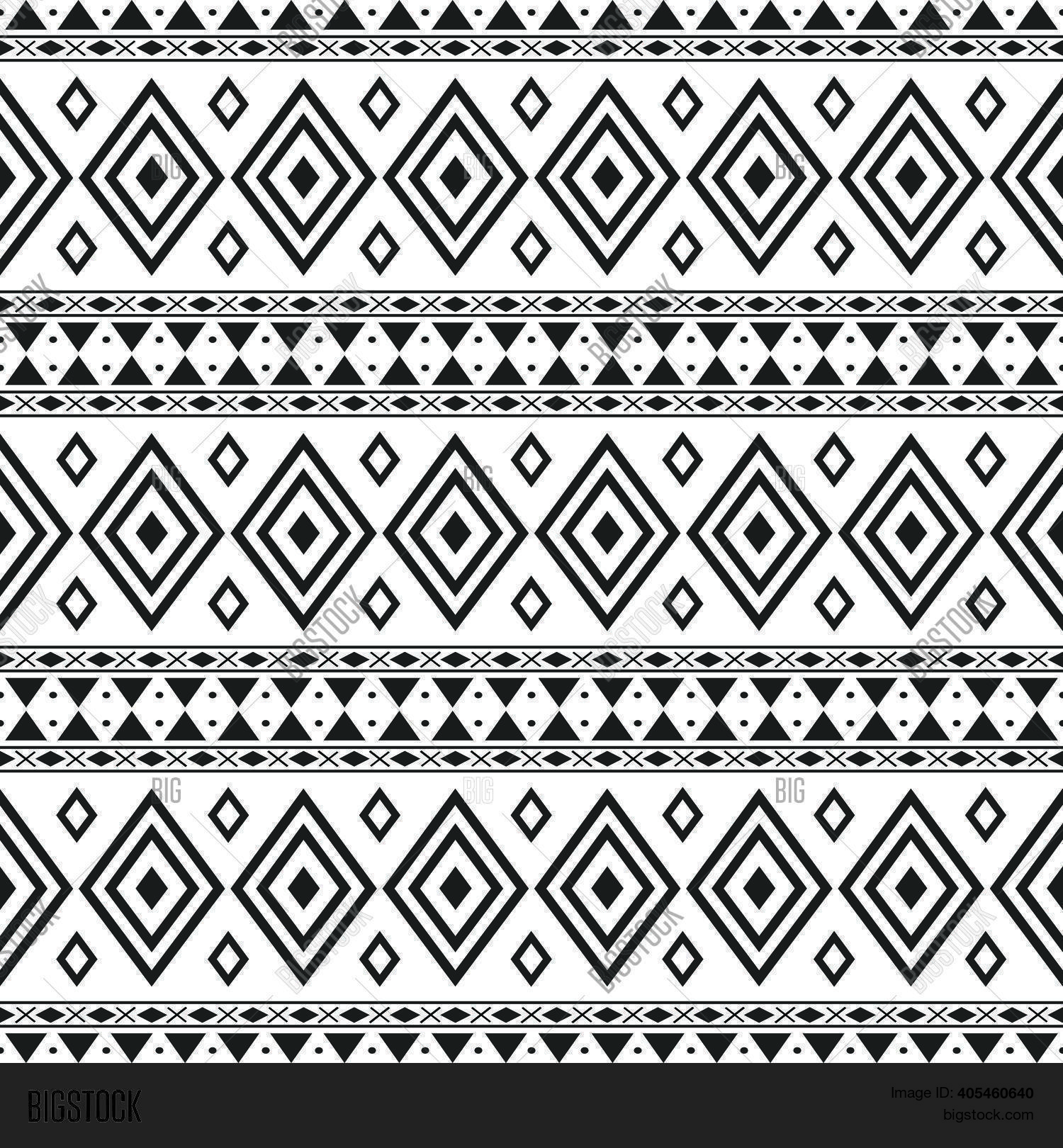 Black White Tribal Vector & Photo (Free Trial) | Bigstock