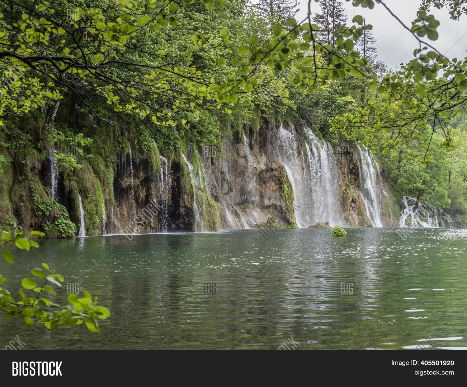 Waterfall Framed By Image & Photo (Free Trial) | Bigstock