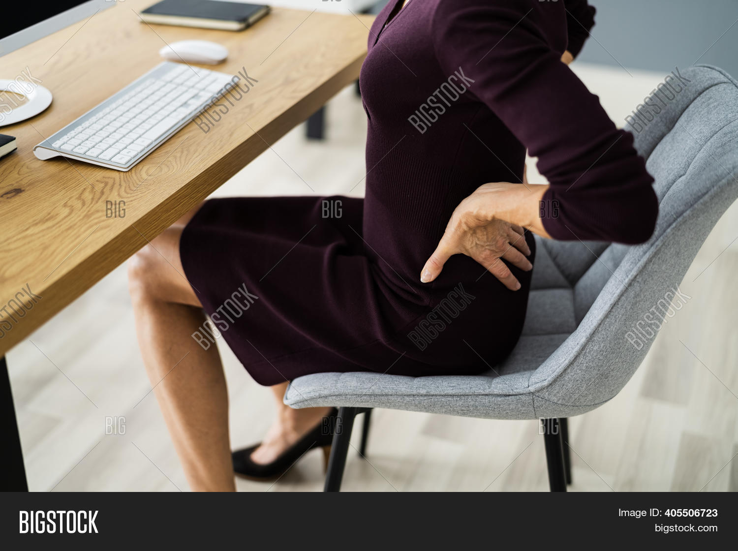 Back Pain Work. Bad Image & Photo (Free Trial) | Bigstock