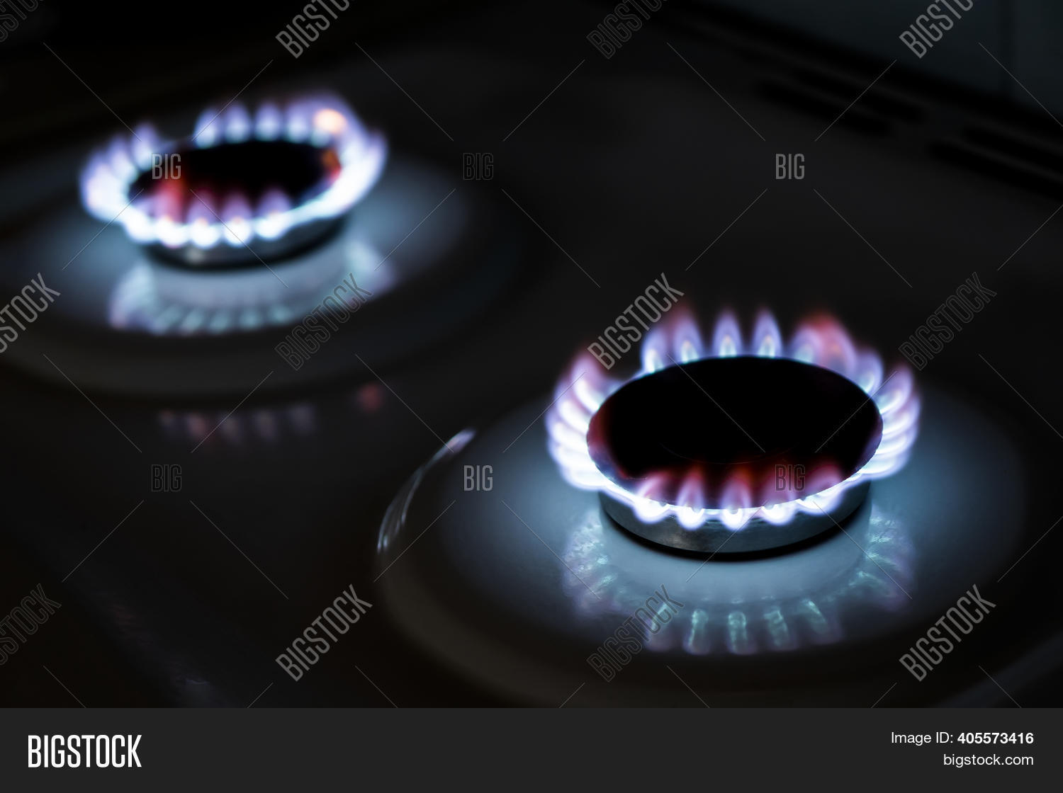 Burning Gas Burner Image & Photo (Free Trial) | Bigstock