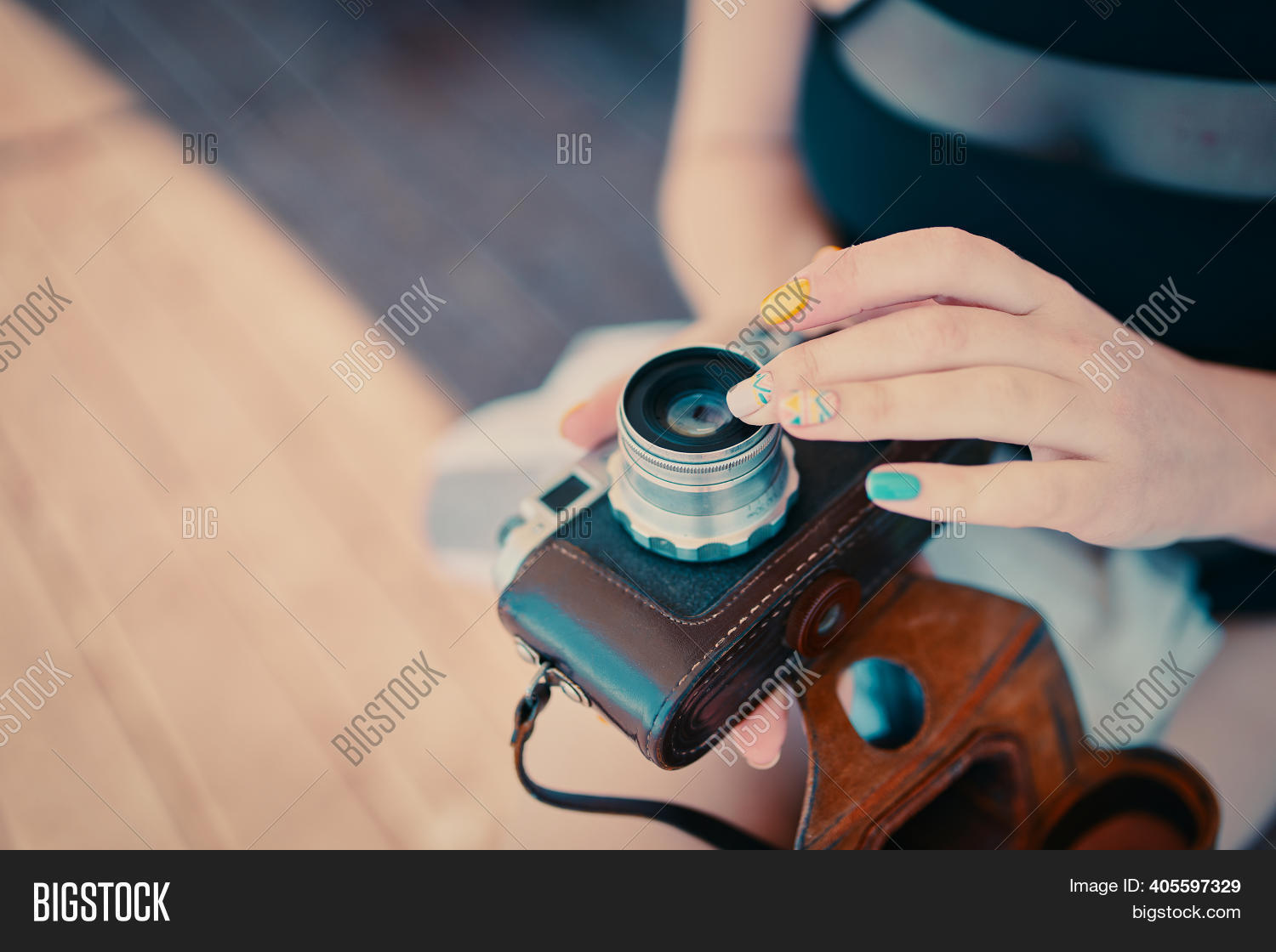 Vintage Camera Hand. Image & Photo (Free Trial) | Bigstock