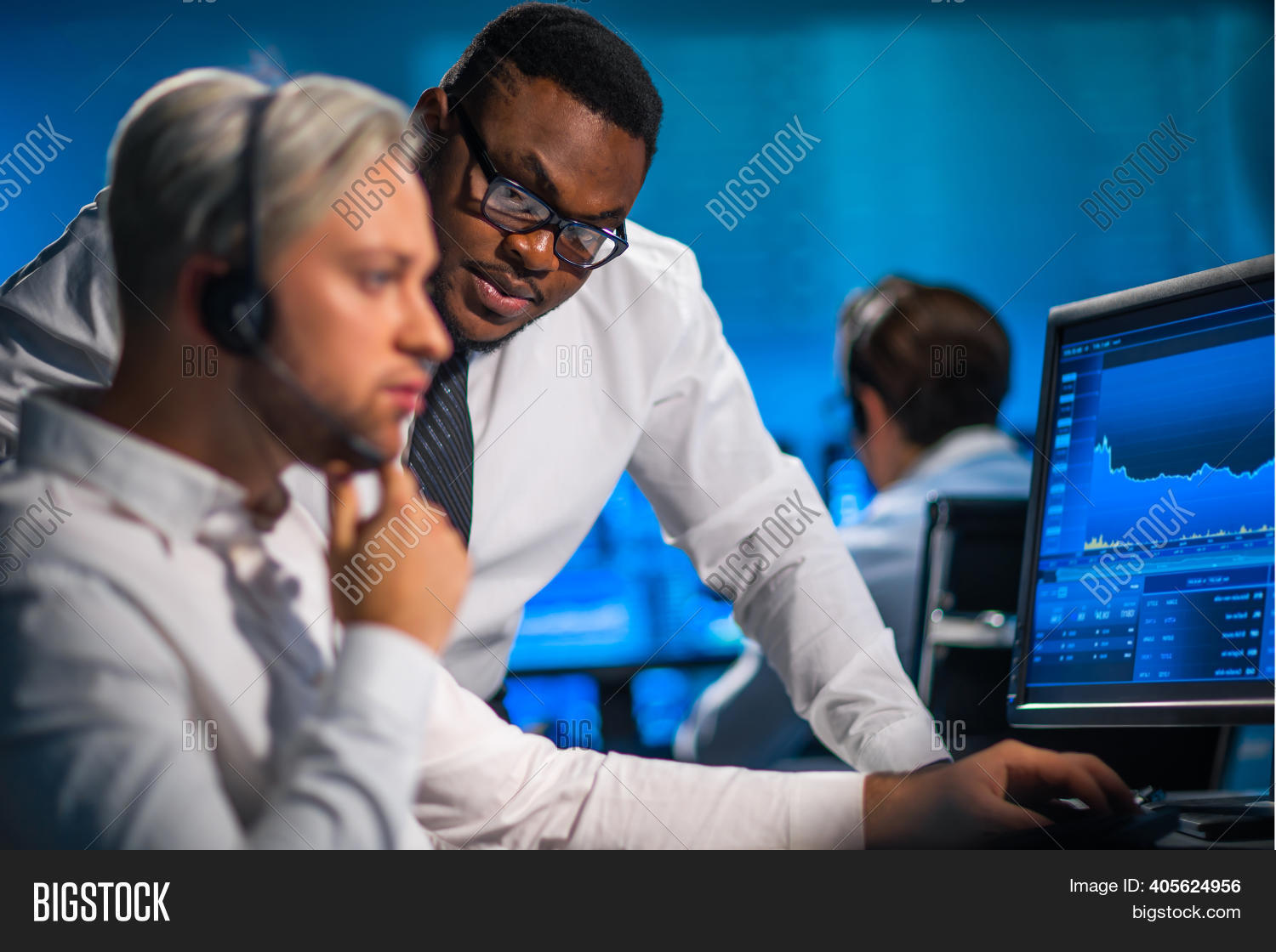 Team Brokers Working Image & Photo (Free Trial) | Bigstock