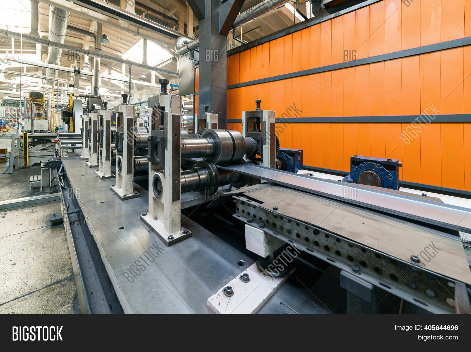 Roller Forming Machine Image & Photo (Free Trial) | Bigstock
