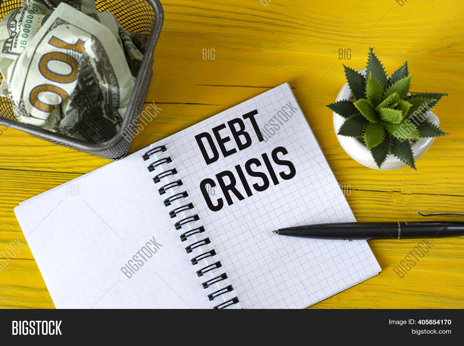 Debt Crisis - Written Image & Photo (Free Trial) | Bigstock
