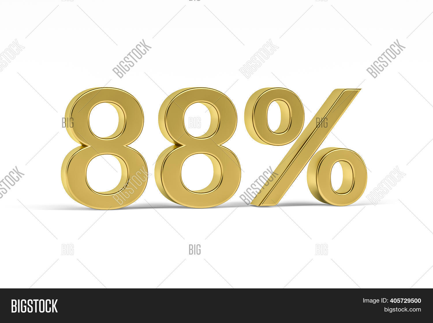 Gold Digit Eighty Image & Photo (Free Trial) | Bigstock