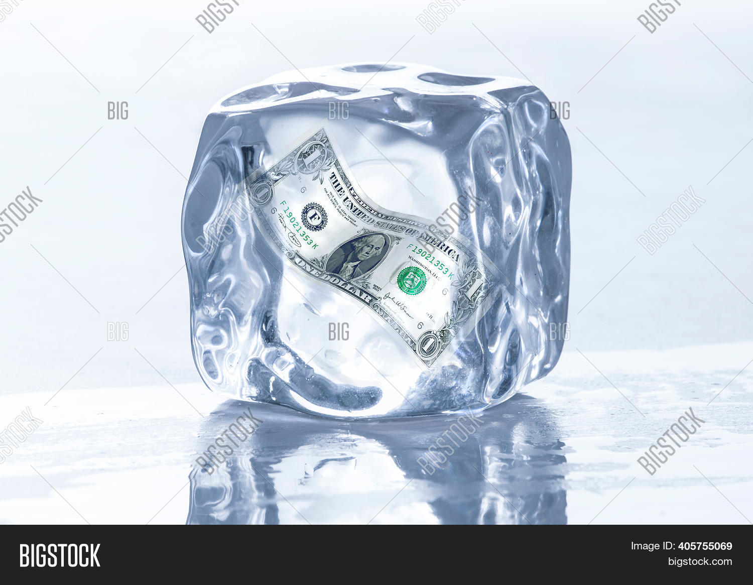 Frozen Dollar Value Image & Photo (Free Trial) | Bigstock