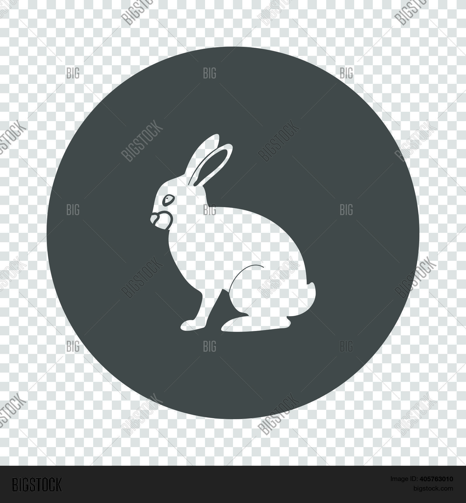 Easter Rabbit Icon. Vector & Photo (Free Trial) | Bigstock