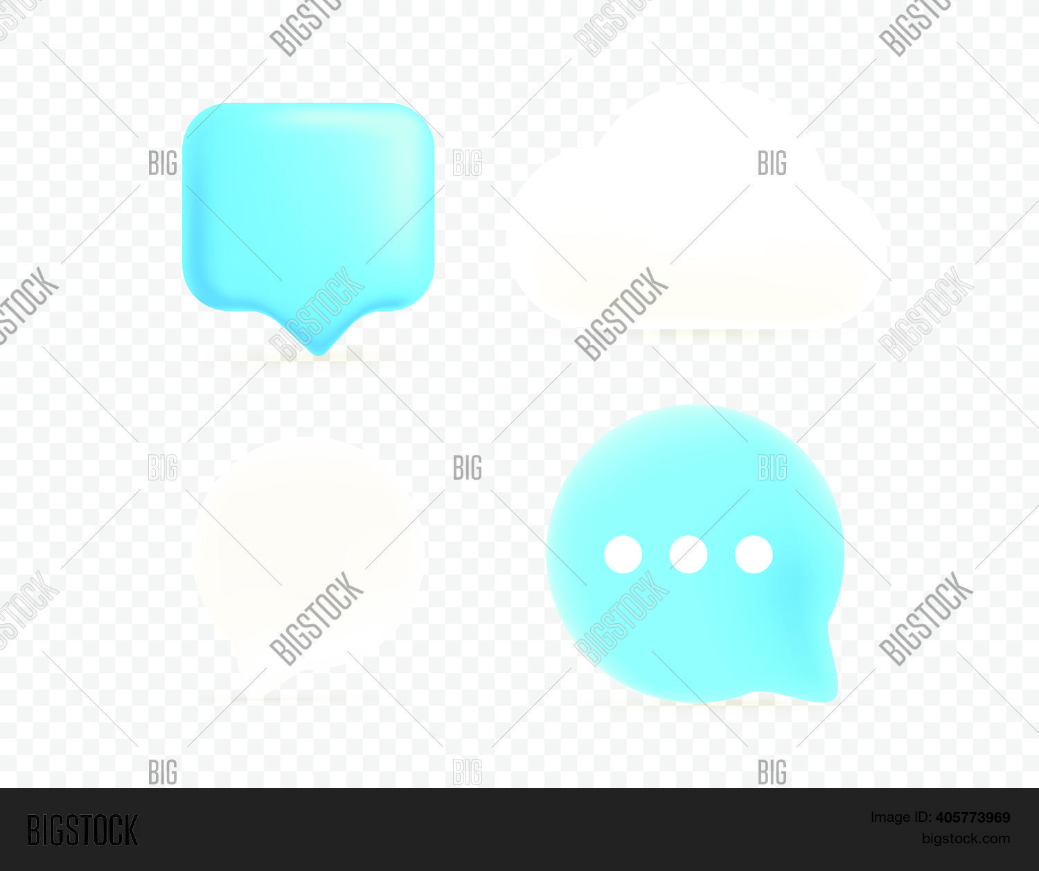 Dialog Clouds Vector & Photo (Free Trial) | Bigstock