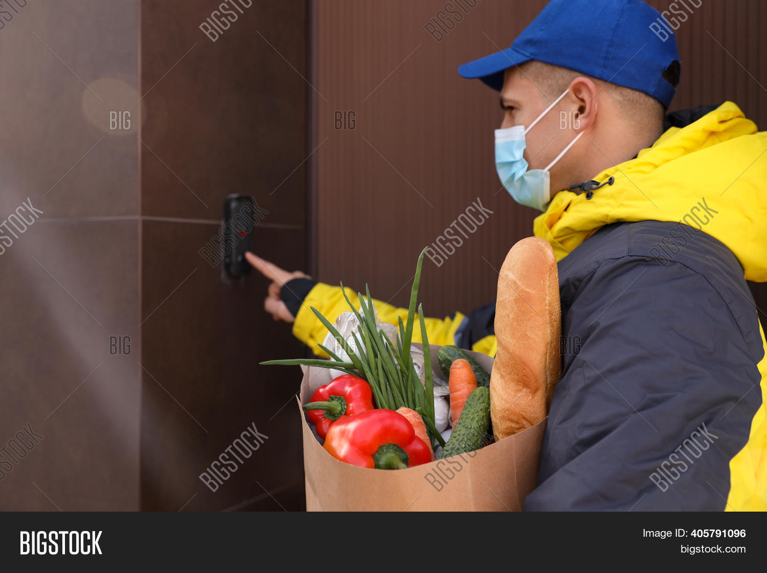 Courier Medical Mask Image & Photo (Free Trial) | Bigstock