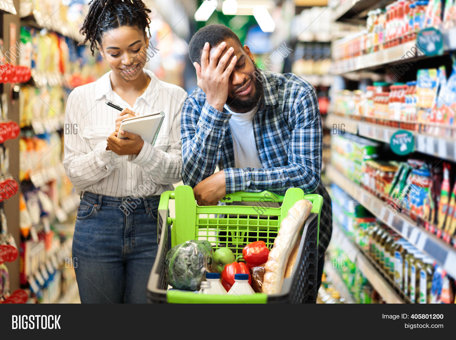 Tired Grocery Shopping Image & Photo (Free Trial) | Bigstock
