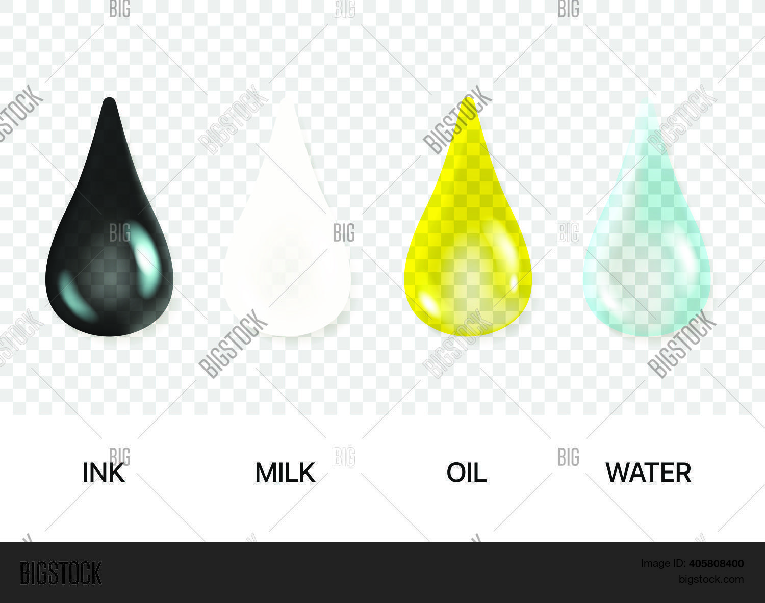 Different Liquid Vector & Photo (Free Trial) | Bigstock