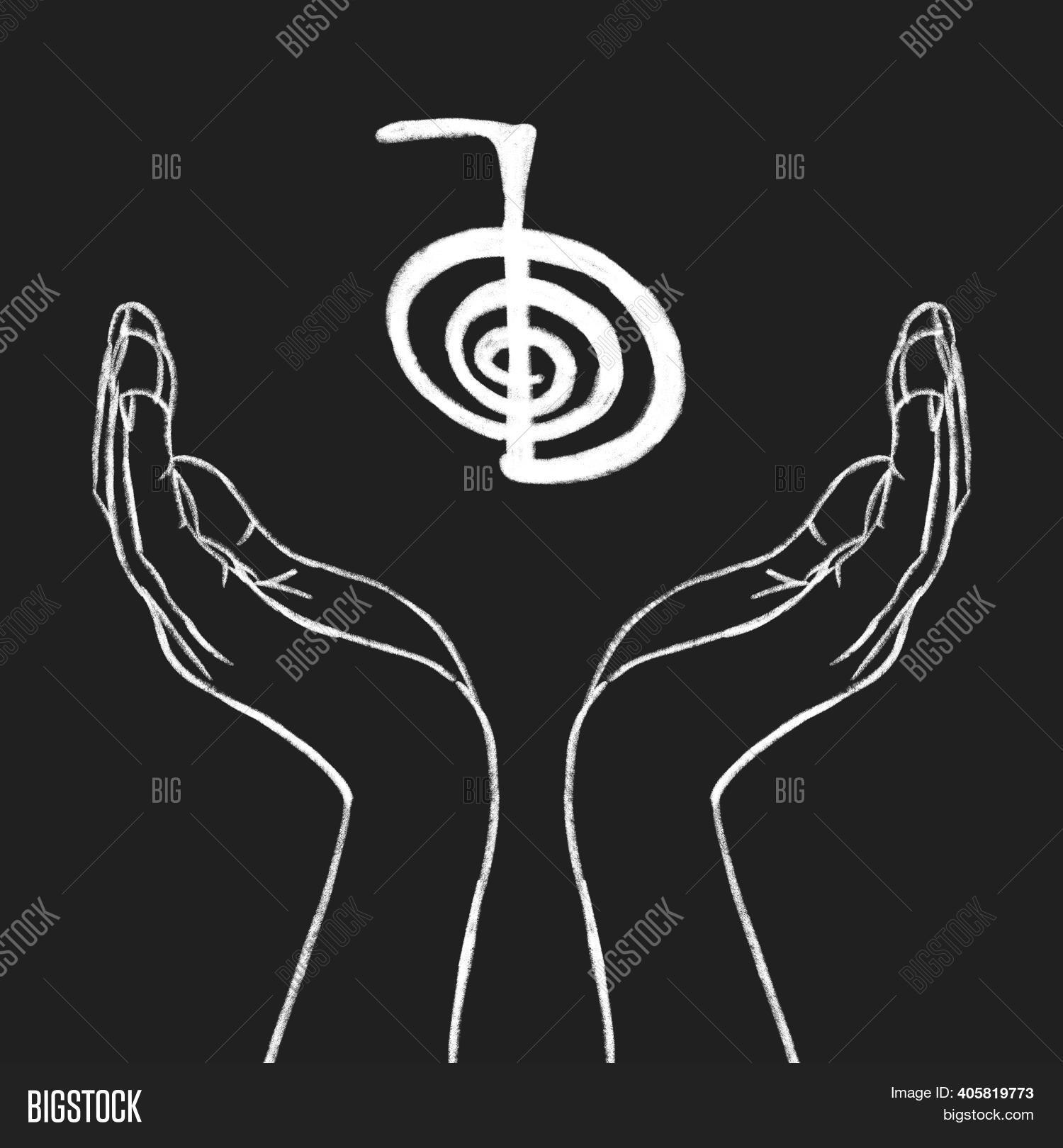 Reiki Symbol. Sacred Image & Photo (Free Trial) | Bigstock