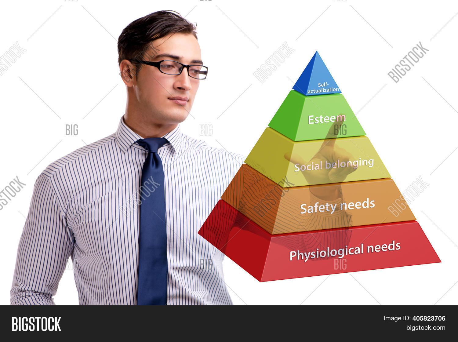 Businessman Pressing Image & Photo (Free Trial) | Bigstock