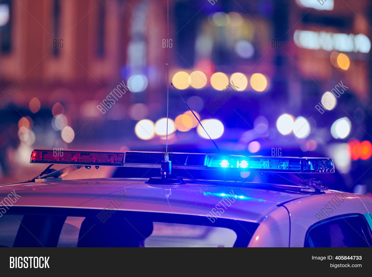 Police Car Lights Image & Photo (Free Trial) | Bigstock