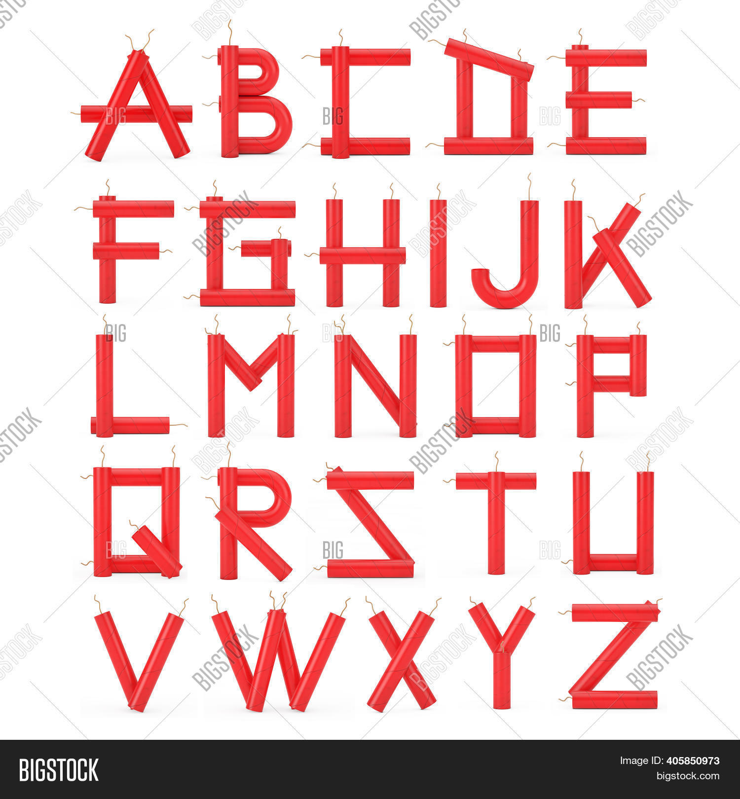 Letters Set Dynamite Image & Photo (Free Trial) | Bigstock