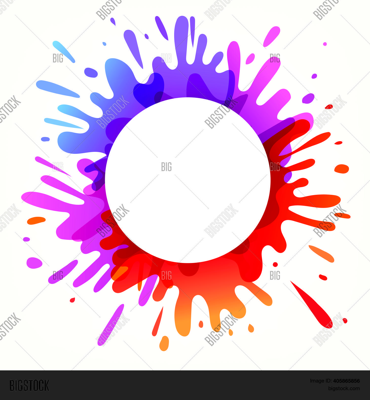 Color Paint Splash Vector & Photo (Free Trial) | Bigstock