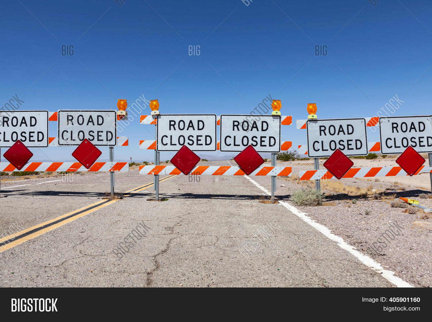 Highway Road Closed Image & Photo (Free Trial) | Bigstock