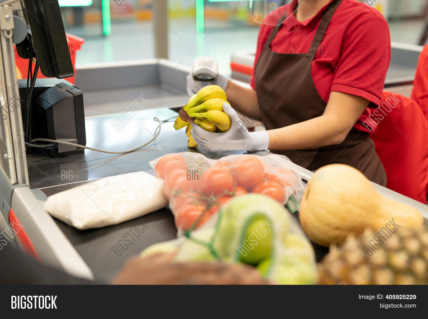 Young Female Cashier Image & Photo (Free Trial) | Bigstock