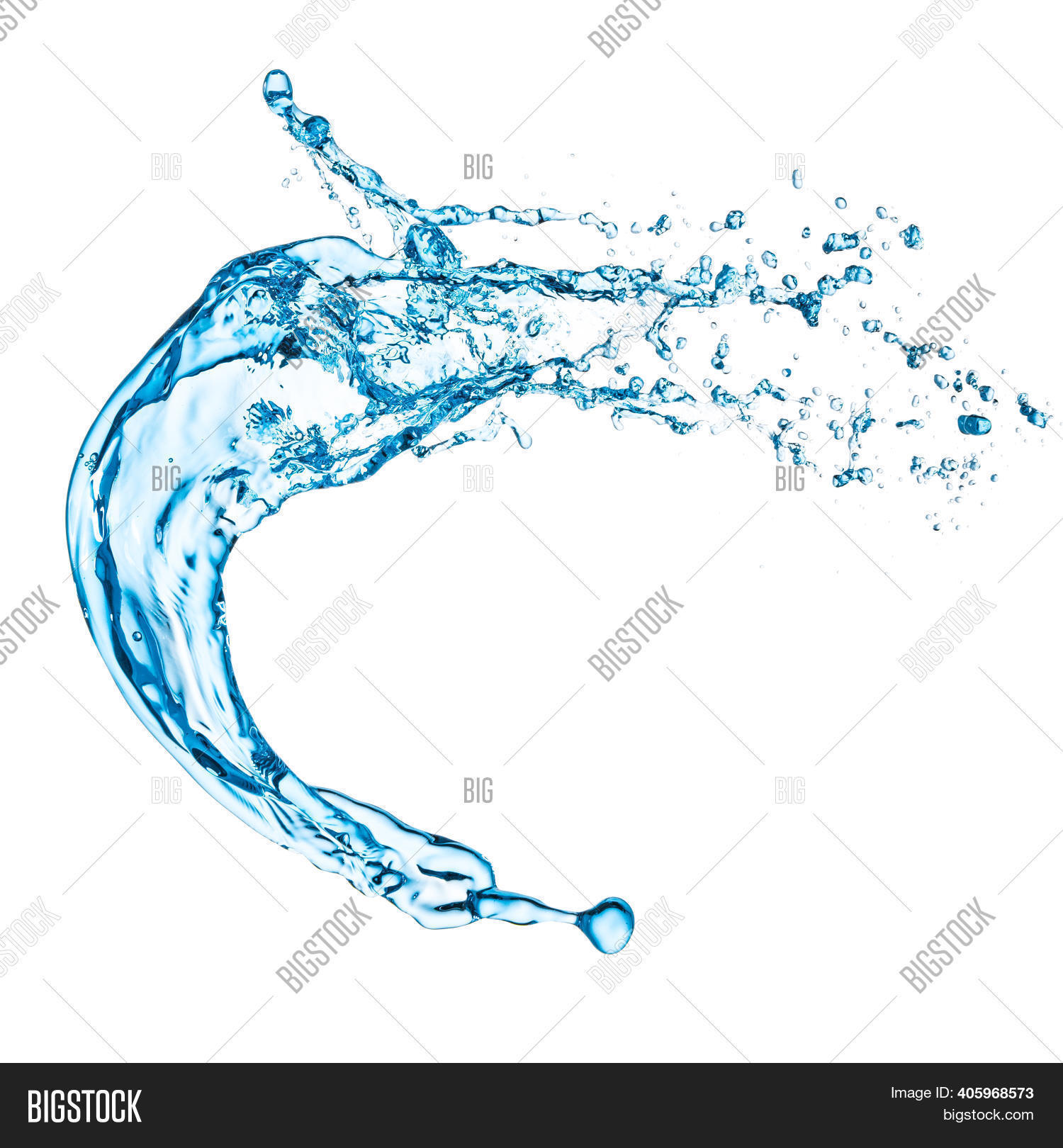 Blue Water Splash Image & Photo (Free Trial) | Bigstock