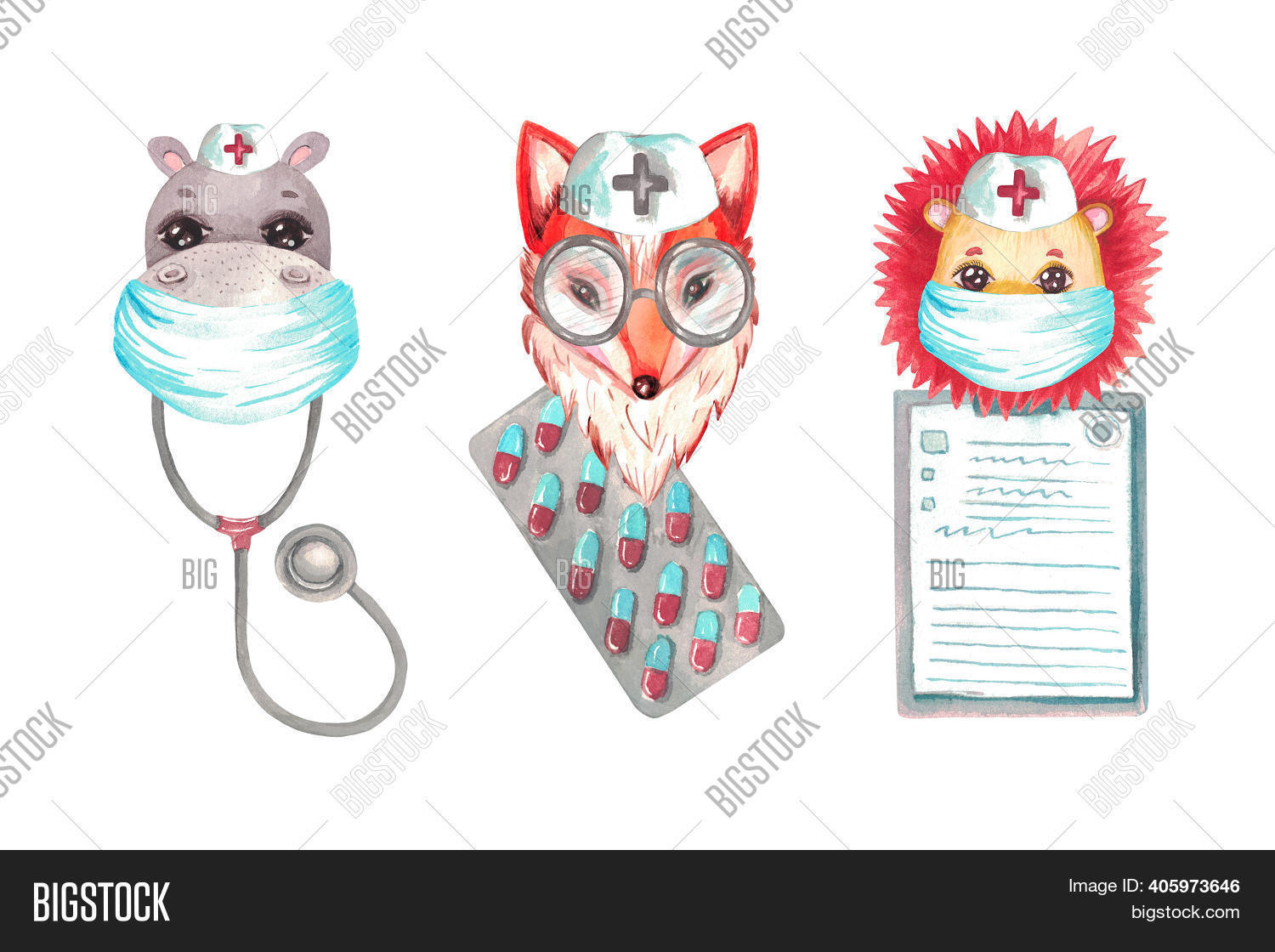 Doctor Animals Cartoon Image & Photo (Free Trial) | Bigstock