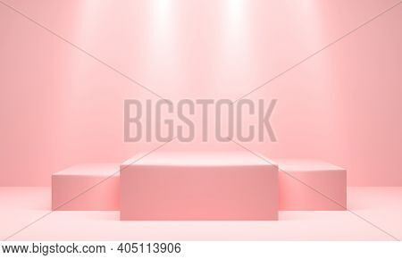 Pink Winners Podium. Image & Photo (Free Trial) | Bigstock