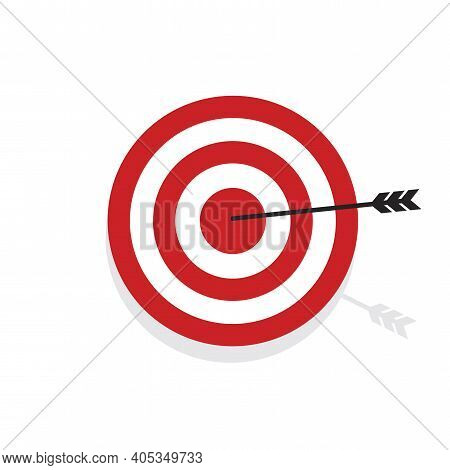 Red Target Arrow Vector & Photo (Free Trial) | Bigstock