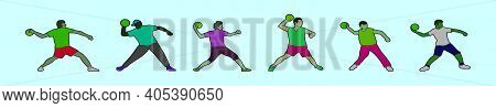 Set Dodgeball Cartoon Vector & Photo (Free Trial) | Bigstock