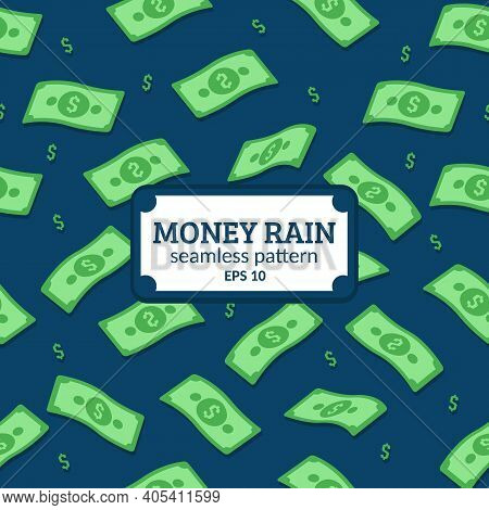 Money Rain Dollar Vector & Photo (Free Trial) | Bigstock