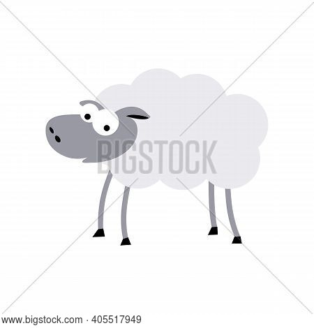 Sheep Flat Style. Vector & Photo (Free Trial) | Bigstock