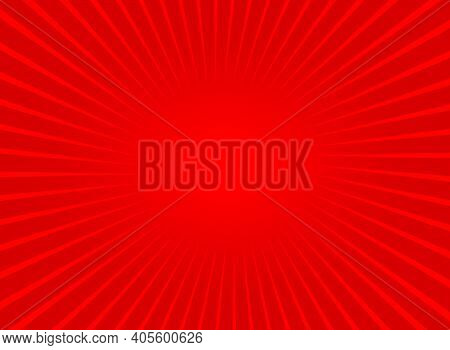 Abstract Red Sun Rays Vector & Photo (Free Trial) | Bigstock