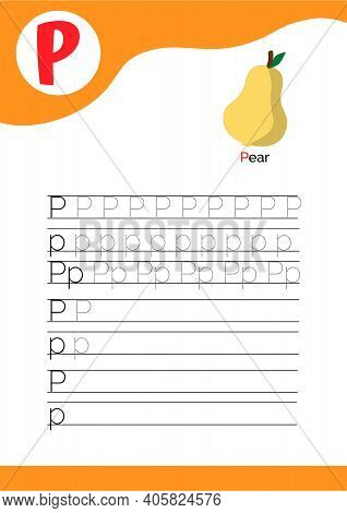 Letter P Picture Pear Vector & Photo (Free Trial) | Bigstock