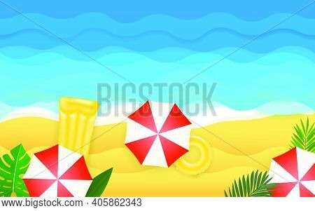 Seaside Vector Vector & Photo (Free Trial) | Bigstock