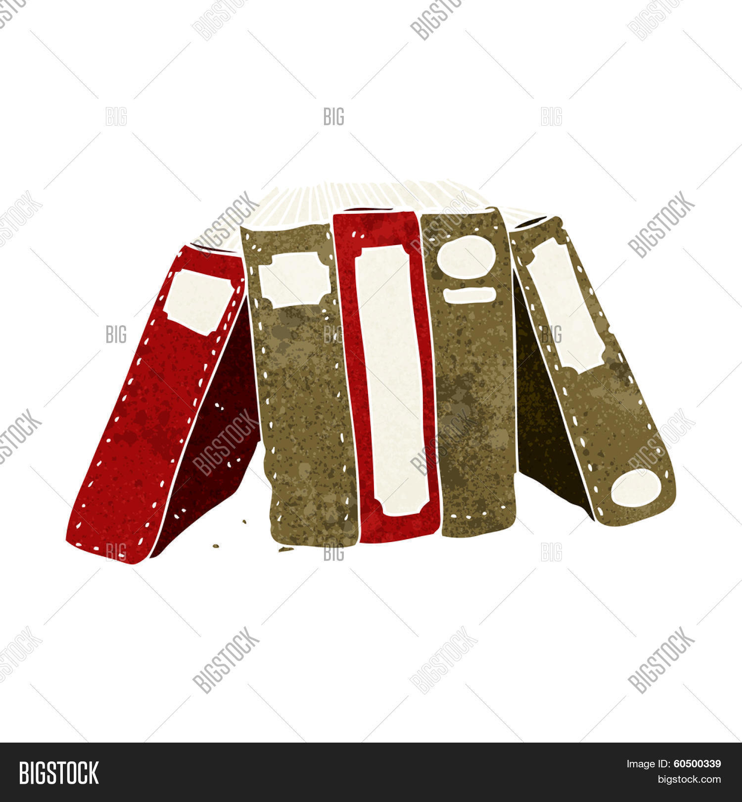 Cartoon Old Books Vector & Photo (Free Trial) | Bigstock