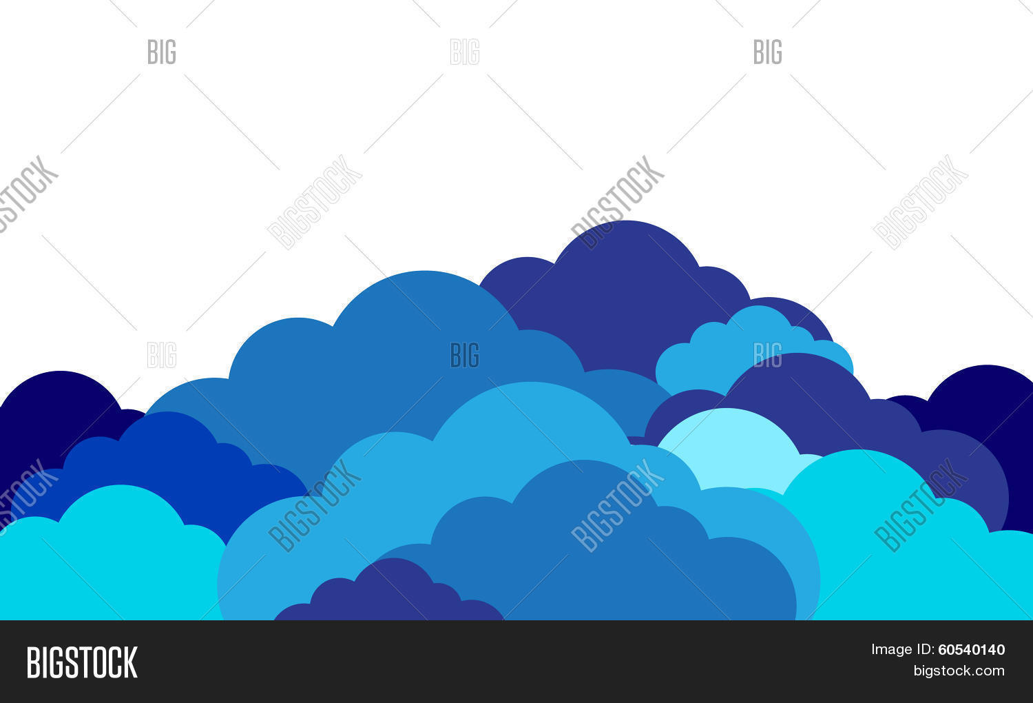 Blue Clouds Vector & Photo (Free Trial) | Bigstock