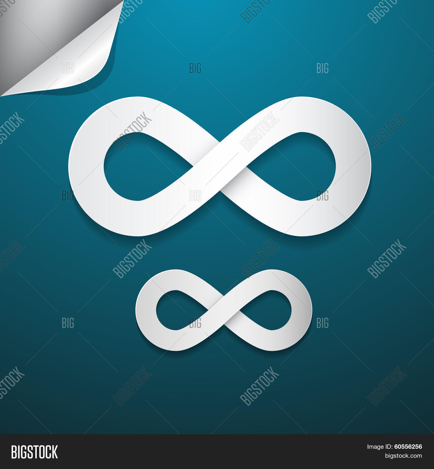 Paper Infinity Symbol Vector & Photo (Free Trial) | Bigstock