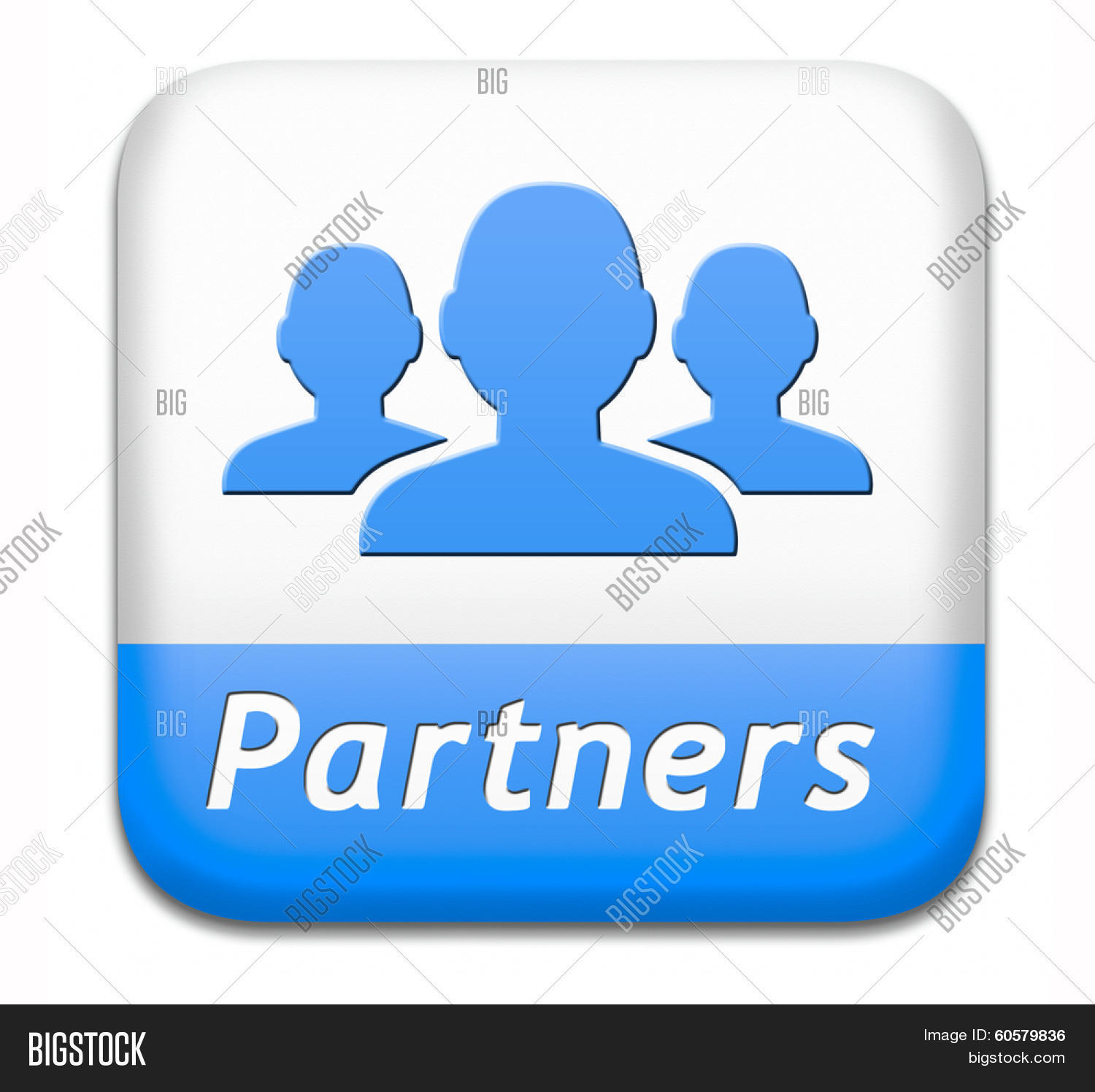 Partners Button Our Image & Photo (Free Trial) | Bigstock