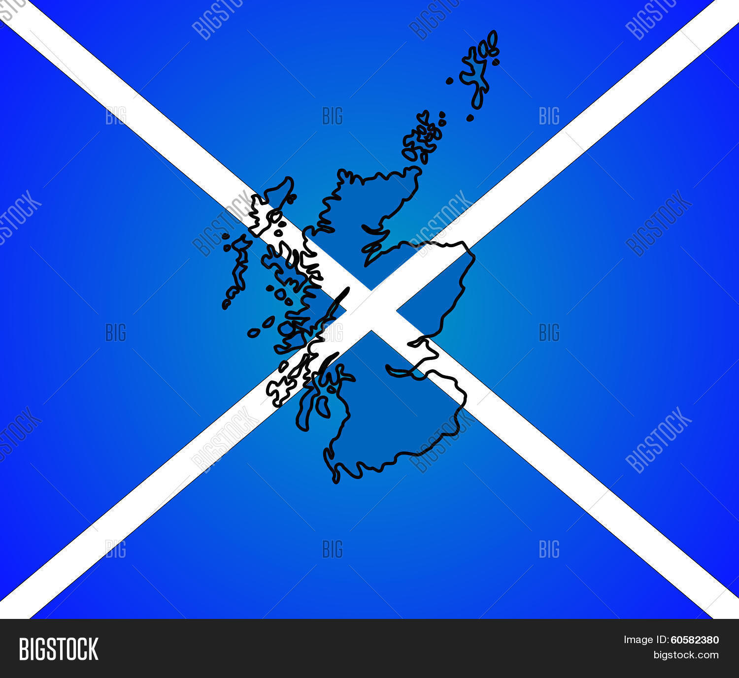 Outline Scotland Image & Photo (Free Trial) | Bigstock