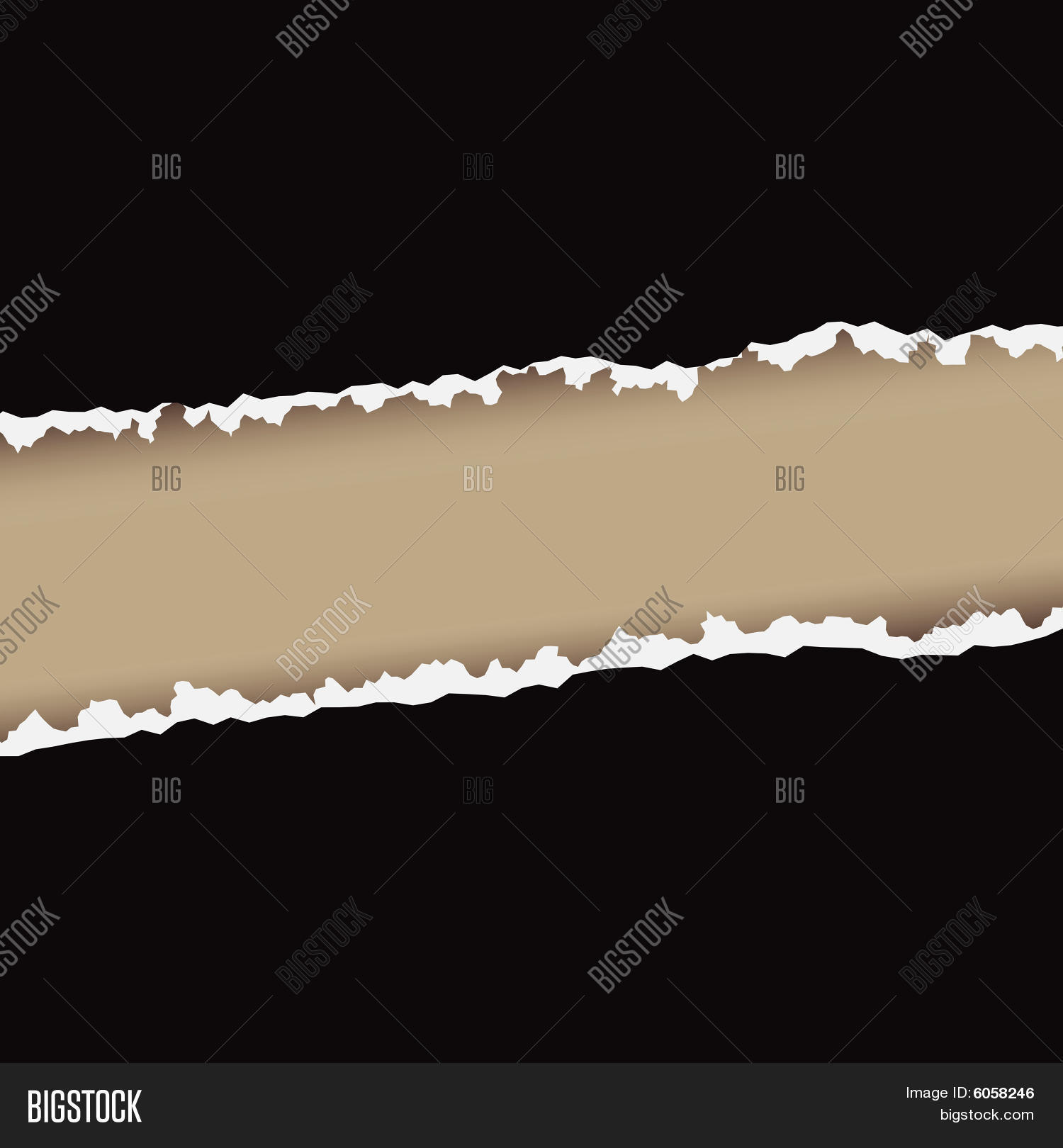 Paper Tear Rough Vector & Photo (Free Trial) | Bigstock