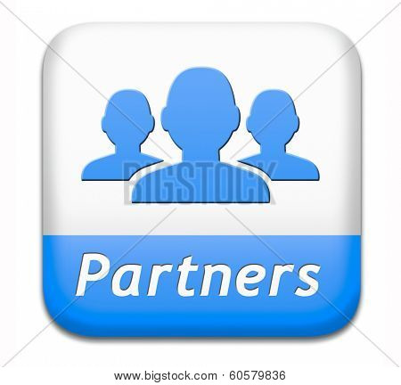 Partners Button Our Image & Photo (Free Trial) | Bigstock