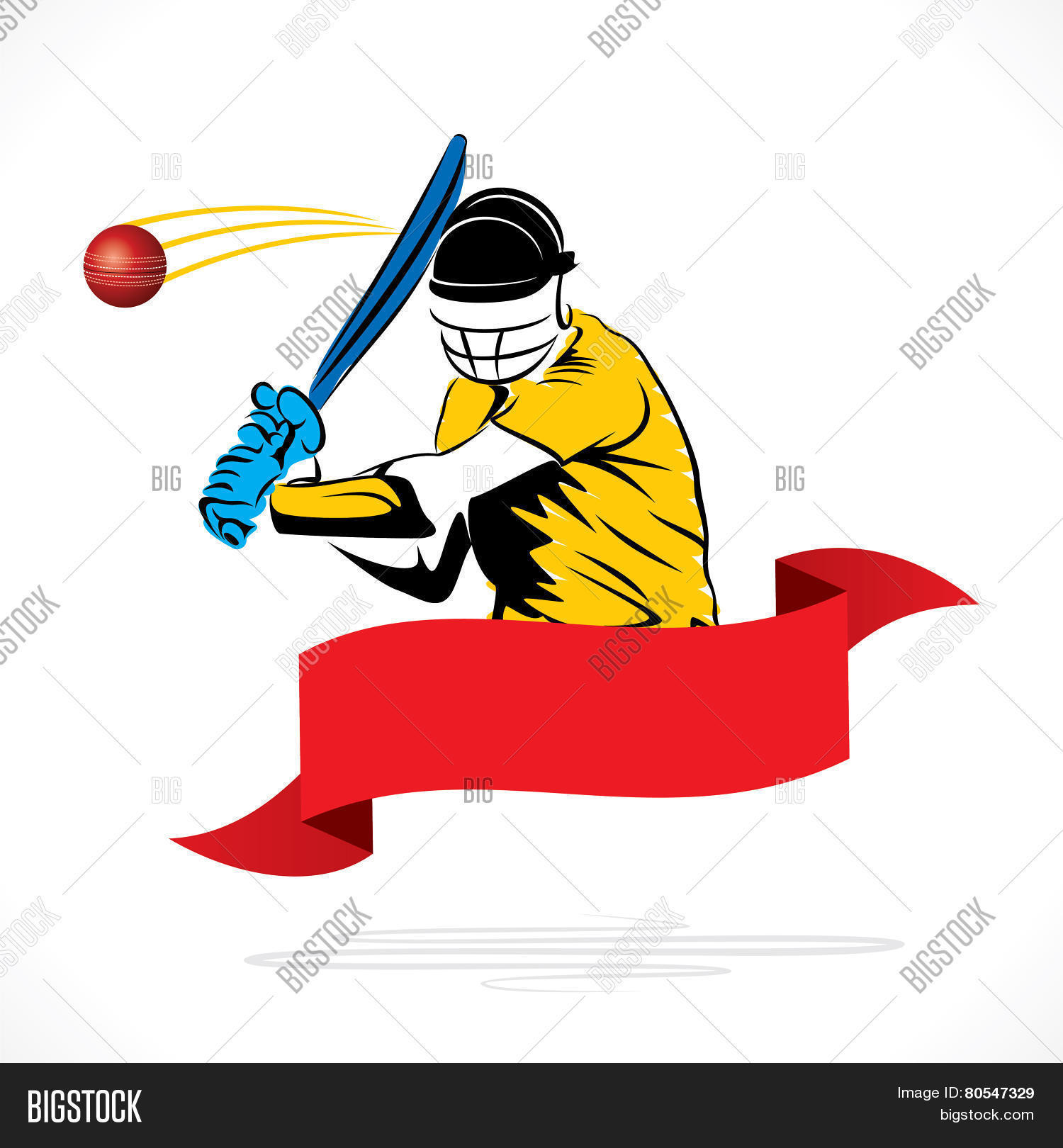 Cricket Banner Design Vector & Photo (Free Trial) | Bigstock
