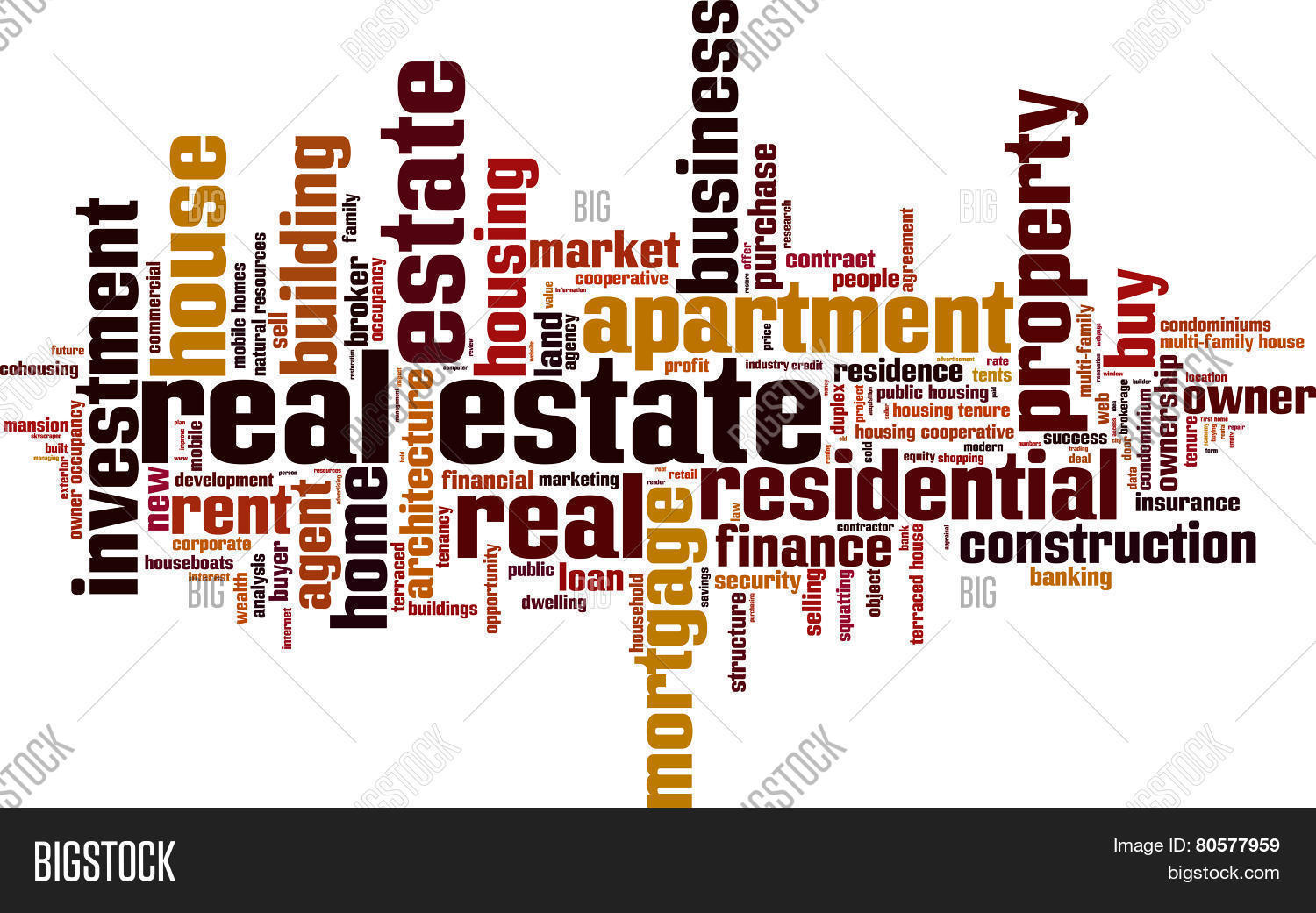 Real Estate Word Vector & Photo (Free Trial) | Bigstock