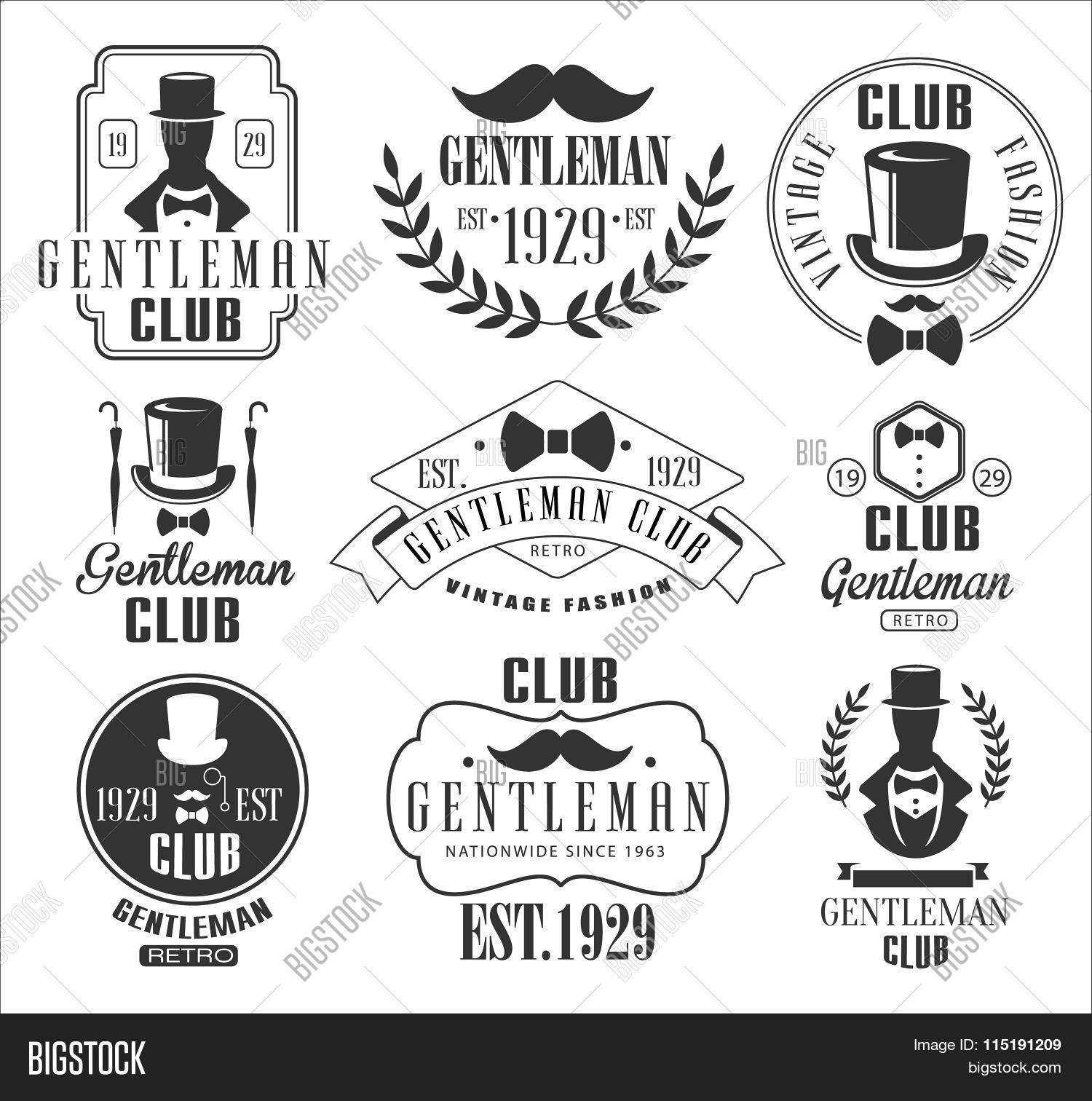 Vintage Gentlemen Vector & Photo (Free Trial) | Bigstock