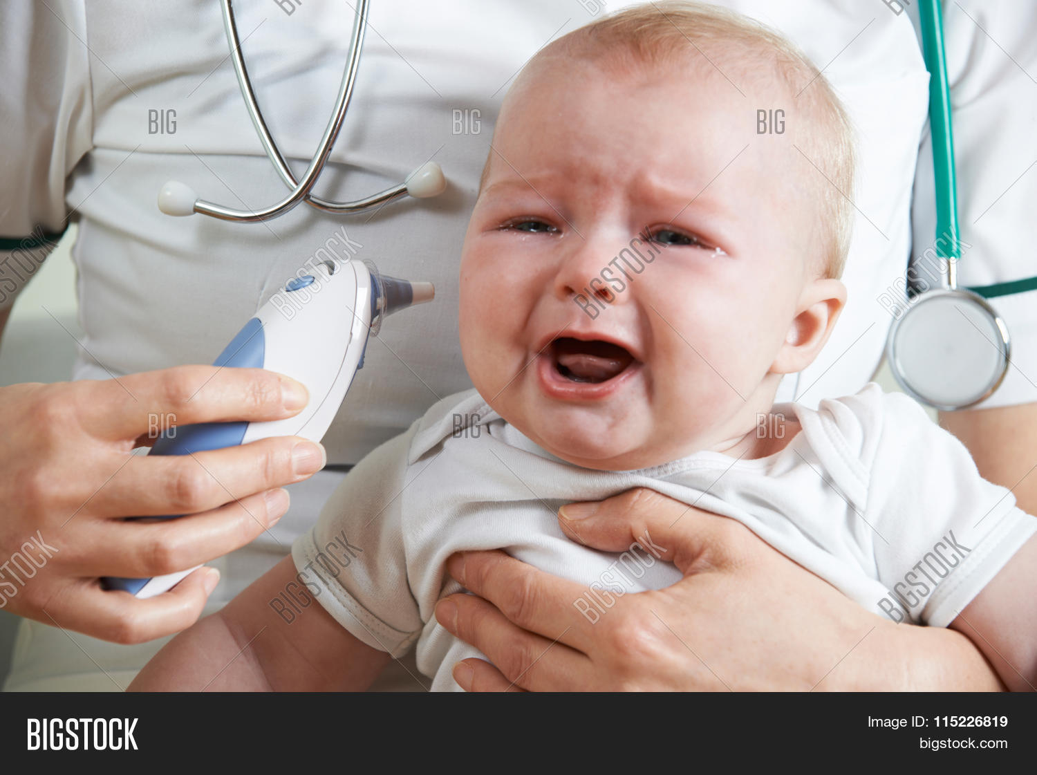 Nurse Taking Crying Image & Photo (Free Trial) | Bigstock