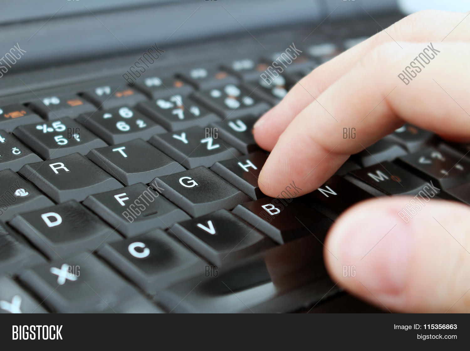 Man Writing Keyboard Image & Photo (Free Trial) | Bigstock