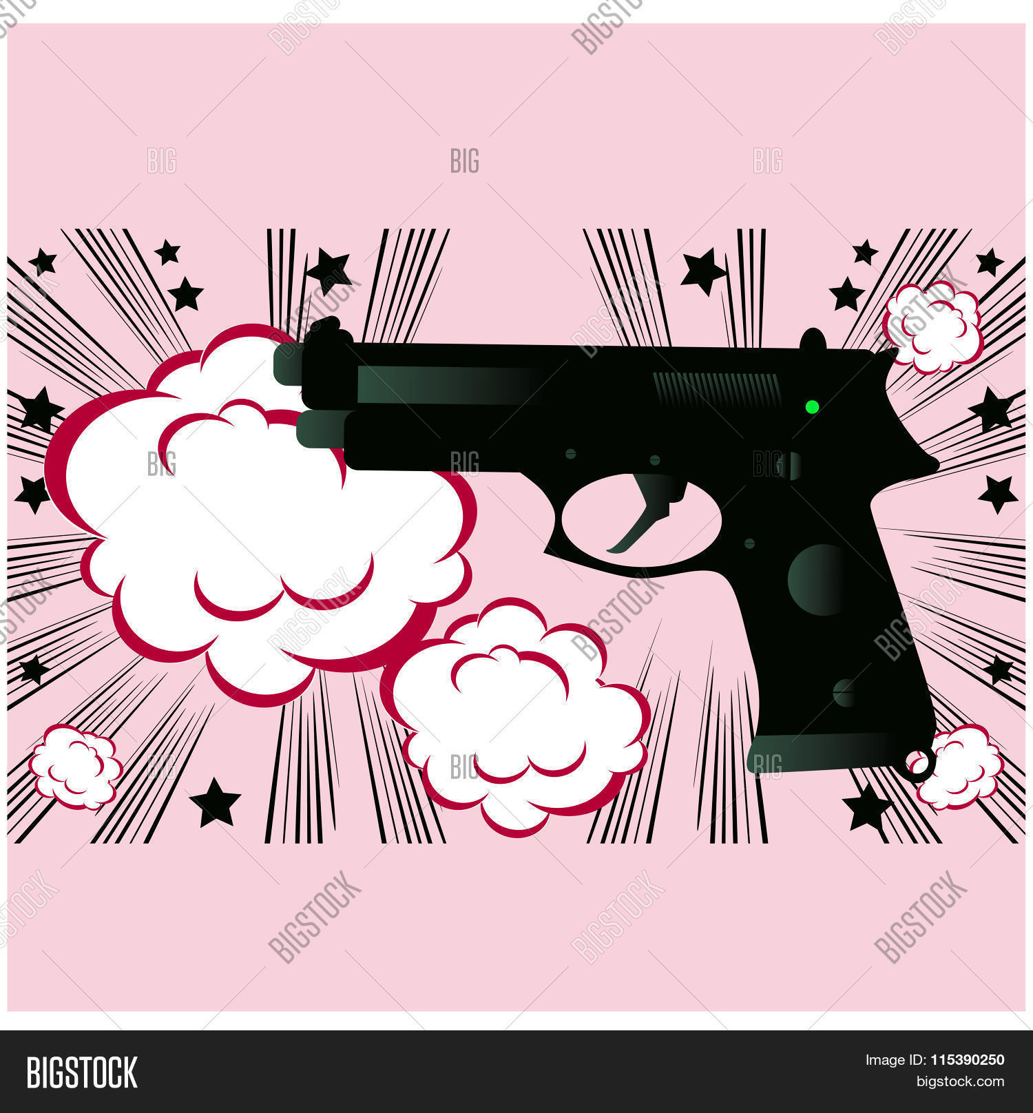 Pop Art Weapon Boom Image & Photo (Free Trial) | Bigstock