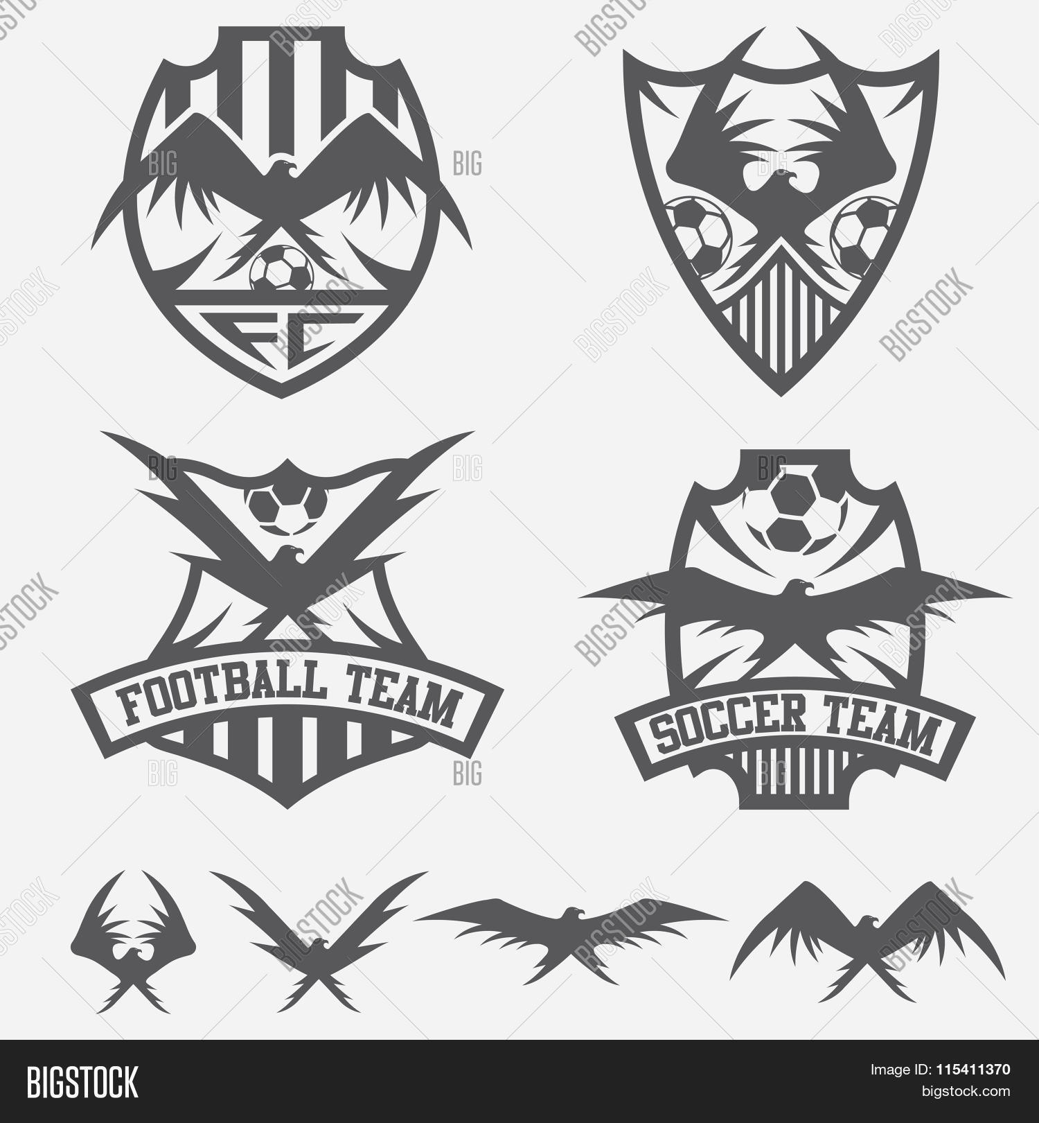 Football Team Crests Vector & Photo (Free Trial) | Bigstock